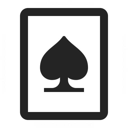 Playing Card Spades Icon & IconExperience - Professional Icons » O ...