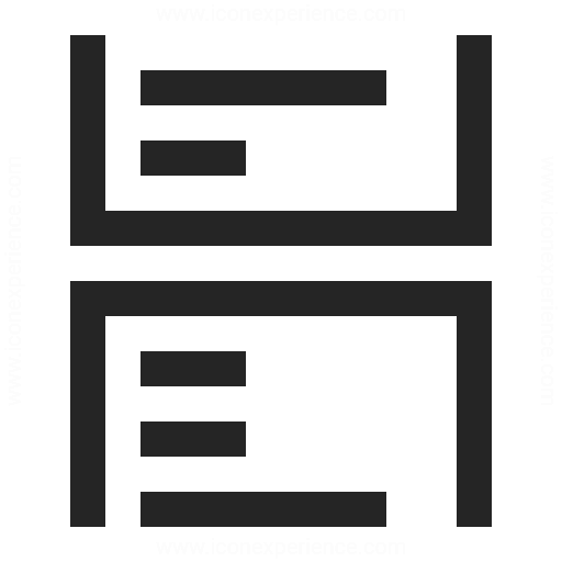 Print Layout Continous Icon & IconExperience - Professional Icons » O ...