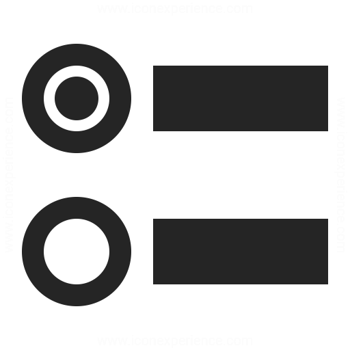 Radio Button Group Icon & IconExperience - Professional Icons » O ...