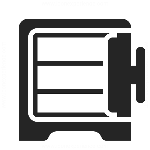 Safe Open Empty Icon & IconExperience - Professional Icons » O-Collection