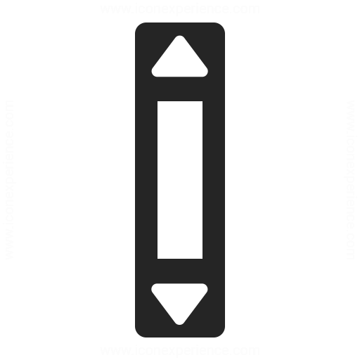 Scroll Bar Vertical Icon & IconExperience - Professional Icons » O ...