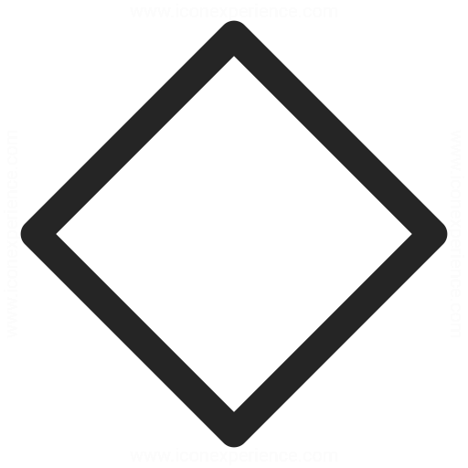 Shape Rhomb Icon & IconExperience - Professional Icons » O-Collection