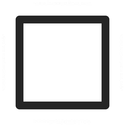Shape Square Icon & IconExperience - Professional Icons » O-Collection