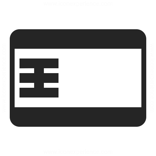 Smartcard Icon & IconExperience - Professional Icons » O-Collection