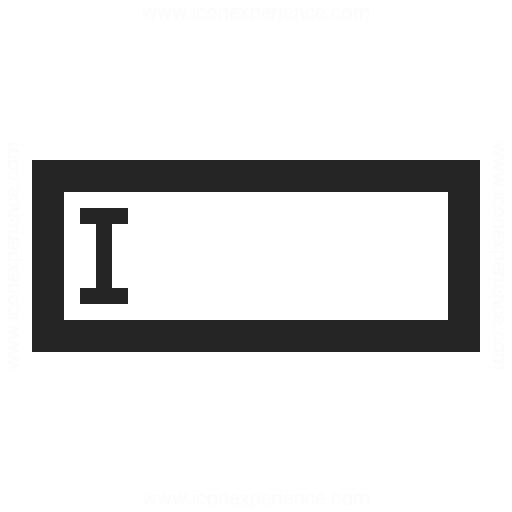 Text Field Icon & IconExperience - Professional Icons » O-Collection
