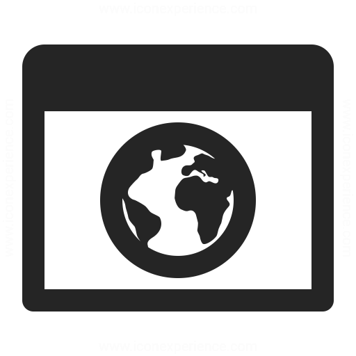 Window Earth Icon & IconExperience - Professional Icons » O-Collection